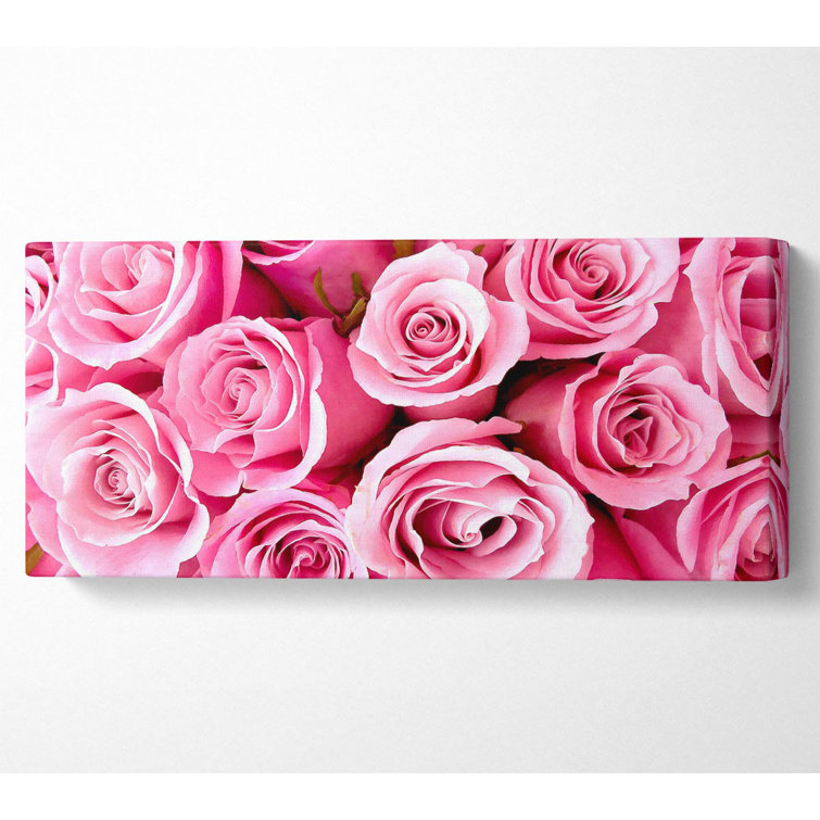 Mercer41 Special Pink Roses - Wrapped Canvas Art Prints | Wayfair.co.uk
